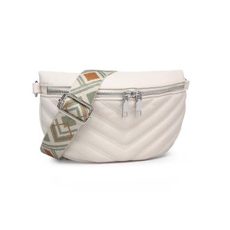 Miss Lulu Damen Umh&auml;ngetasche Bauchtasche Klein Handtasche Schultertasche Crossbody Bag Damen Breiter Gurt Klein mit Abnehmbarem Schultergurt