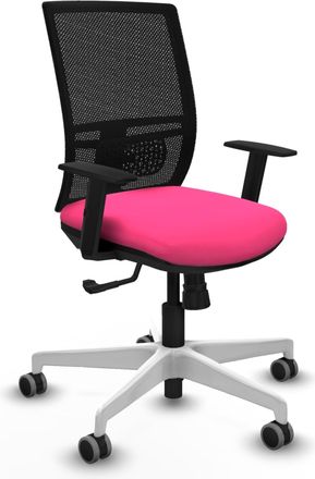 Piqueras y Crespo Yunquera Computerstuhl mit 1D-Armen, h&ouml;henverstellbare Lendenwirbelst&uuml;tze, ausgestattet mit 4 Positionen und Schneideschaum, mit Rollen von 65 mm, Par