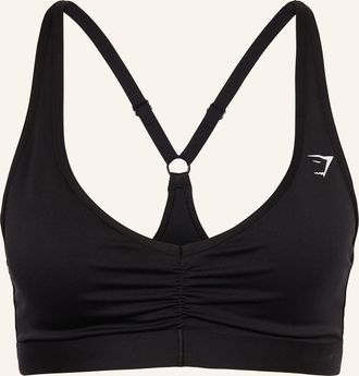 Gymshark Gymshark Sport-Bh Ruched Sports 2.0 schwarz