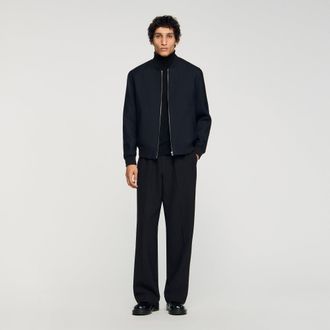Sandro Blouson mit Rei&szlig;verschluss