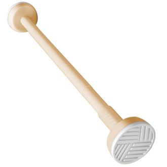 Generic Duschvorhangstange Ohne Bohren Verstellbar Gardinenstange Rutschfest Edelstahl Teleskopstange für Gardinen Badewanne Fenster Schrank Kleiderschrank(Be