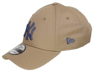 New Era 9forty League Essential NY Yankees Cap, beige - blau, 1 SIZE
