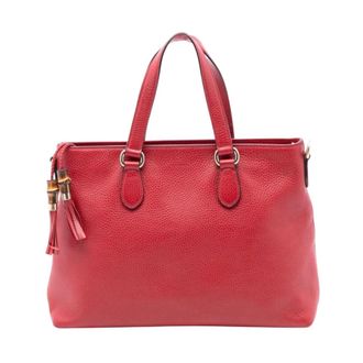 Gucci Sac &agrave; main Pre-owned en cuir - Femme - Pre-owned - Rouge - Taille: ONE Size
