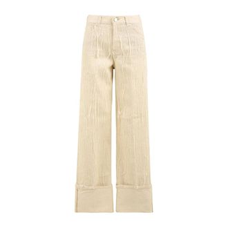 Don the Fuller Sch&ouml;ne Wide Leg Jeans - - Trousers - Damen - Beige - W25