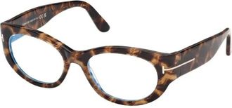 Tom Ford Femme, Accessoires, Brun, Taille: 54 MM Lunettes &agrave; monture ronde