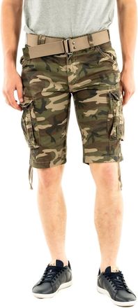 Schott NYC Schott Nyc Herren Trranger30 Badeshorts, Mehrfarbig (Camo Kaki Camo Kaki), W36 (Herstellergr&ouml;&szlig;e: 36)