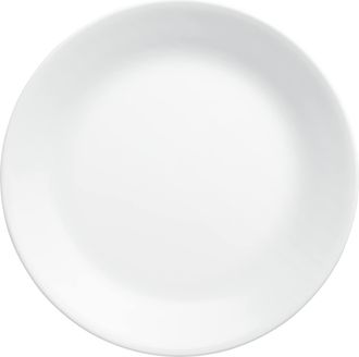 Corelle Corelle Geschirr-Set (4-teiliges Set, Winterfrostwei&szlig;), Set f&uuml;r 4 Personen, inkl. 4 Speiseteller, 80% recyceltes Glas, 3 x langlebiger, halb so viel P