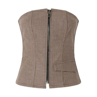 Pinko Pinko, Femme, Tops, Beige, Taille: 42 FR Cannubi Top