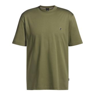 HUGO BOSS Homme, Tops, Vert, Taille: 2XL T-shirt en coton C-Taut 01