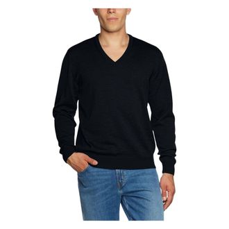 Maerz V-Ausschnitt Strickware - - Knitwear - Herren - Schwarzk - 5XL