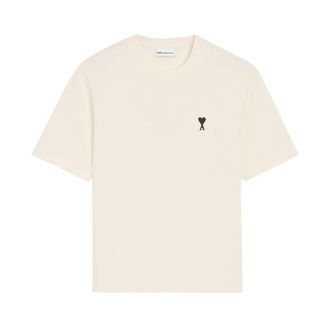 Ami Place Des Victoires Print T-Shirt - - Tops - Herren - Beige - L