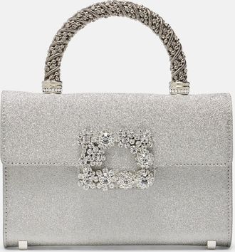 Roger Vivier Tote Bag Jewel Efflorescence Mini mit Glitter