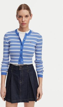 Tommy Jeans Strickjacke DW0DW22314 Blau Slim Fit