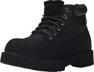 Skechers Sergeants Verdict, Bottes Classiques fourr&eacute;es homme, Noir (bol), 47.5