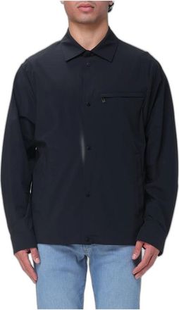 A|X Armani Exchange Overshirt aus technischem Gewebe - - Jackets - Herren - Schwarzk - XL