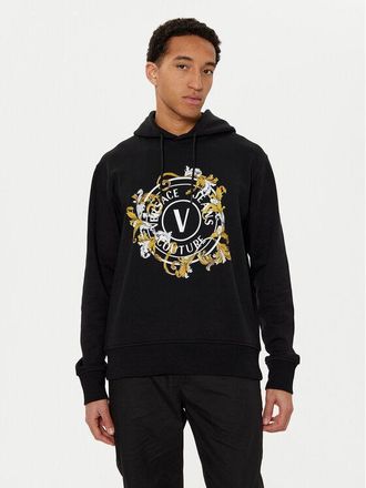 Versace Jeans Couture Sweatshirt 78GAIC01 Schwarz Regular Fit