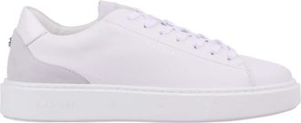 Lavair Luna Logo Sneaker f&uuml;r Herren, Leder (Wei&szlig;/Grau)