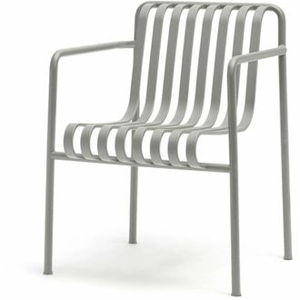 HAY [GEBRAUCHT] B-Ware Hay Palissade Dining Armchair Gartenstuhl Stuhl Armlehnstuhl Garten Hellgrau