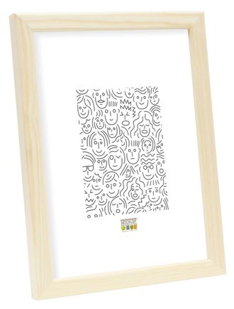Deknudt Frames S41JH1-21.0X29.7 Bilderrahmen, Holz, schmal, 32 x 23 x 1,85 cm, naturfarben