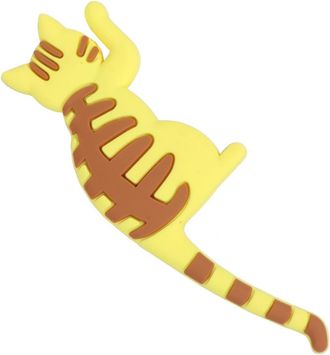 BESPORTBLE Magnetischer Katzenhaken K&uuml;hlschrankaufkleber S&uuml;&szlig;er Cartoon Design Starker Halter f&uuml;r Schl&uuml;ssel M&auml;ntel Notizen R&uuml;ckstandsfrei Abnehmbar Vielseitig f&uuml;r