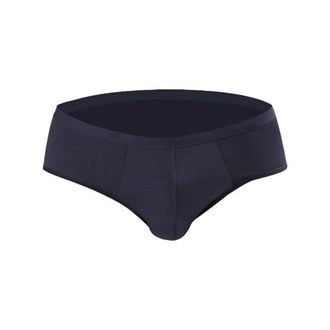 Generic Slips pour homme, couleur unie, respirant et confortable, taille &eacute;lastique douce, slip pour homme, sous-v&ecirc;tements d&eacute;contract&eacute;s, slip &eacute;lastique pour le