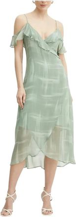 Emporio Armani Femme, Robes, Vert, Taille: 40 FR Robe portefeuille