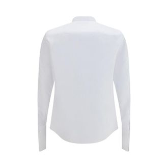 Fendi Mens White Cotton Dress Shirt