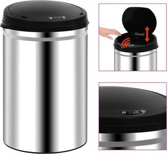 vidaXL Automatischer Sensor-M&uuml;lleimer 30 l Edelstahl - Vidaxl