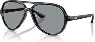 Ray-Ban Cats 5000 Classic Summer Capsule Sonnenbrillen Schwarz Fassung Grau Glas 59-13