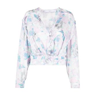 Iro L&auml;ssige- mehrfarbige Bluse - - Blouses & Shirts - Damen - Mehrfarbig - S