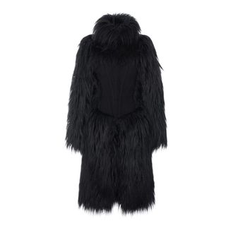 Elisabetta Franchi Mantel mit Bustier-Effekt - - Jackets - Damen - Schwarzk - XS