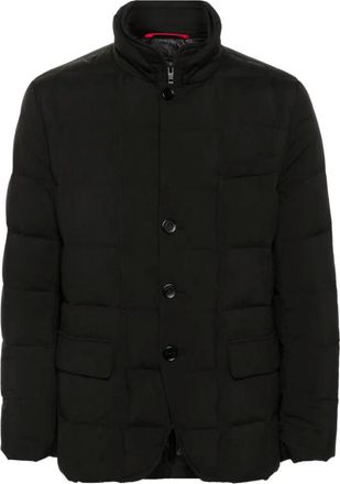Fay Homme, Vestes, Noir, Taille: XL Double Front Down Jacket