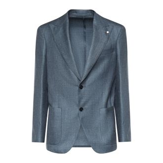 Luigi Bianchi Mantova Herren, Jacken, Blau, 4XLGr&ouml;&szlig;e
