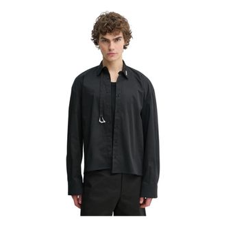 Heliot Emil Relaxed Fit Shirt - - Shirts - Herren - Schwarzk - XS