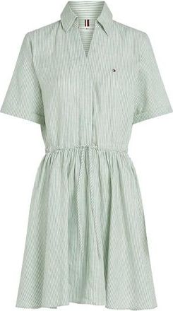 Tommy Hilfiger kurzes Streifenkleid - grün