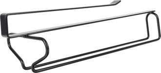 Garneck Weinregal ohne Bohren Multifunktionaler Hängender Weinglashalter für Küche und Bar Stabiles Schwarzes Eisenmaterial Platzsparend und Einfach zu Montie