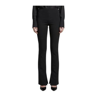 Federica Tosi Pantalon slim - Femme - Pantalons - Noir - Taille: 36 FR