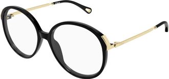 Chlo&eacute; Lunettes Panthos - Femme - Accessoires - Noir - Taille: 58 MM