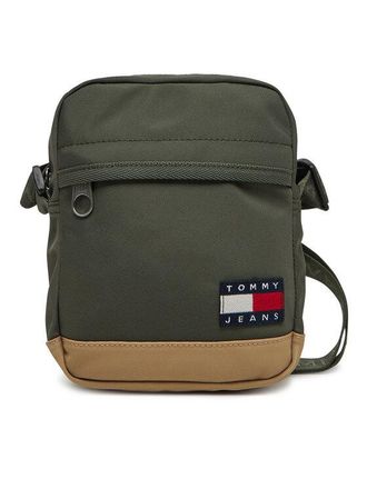 Tommy Jeans Umhängetasche Tjm Ess Daily Squared Reporter AM0AM13265 Khakifarben