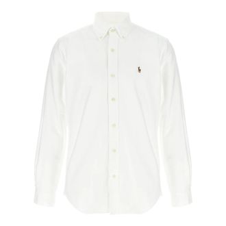 Polo Ralph Lauren Oxford-Baumwollhemd - - Shirts - Herren - Wei&szlig; - XL