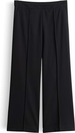 someday Damen Jogpants | Charlie Cropped Wide Leg Pants mit Viskosemix Black, 34