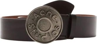 Acne Studios Denim Rivet Belt P - - Accessories - Damen - Schwarzk - S
