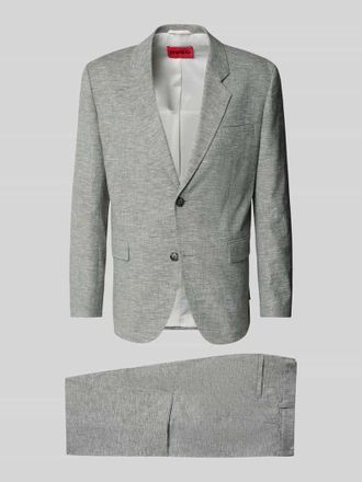 HUGO BOSS Regular Fit Anzug mit Leinen-Anteil Modell KRIS/TEAGAN