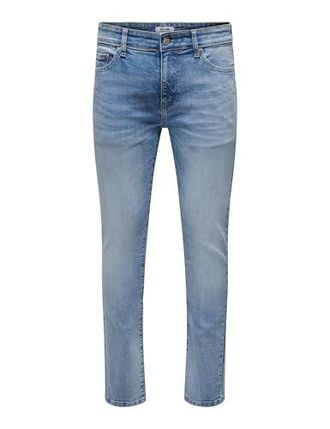 Only & Sons Onsloom Slim Lmb 8621 Mat DNM Noos, Bleu Denim Clair Moyen, 28W / 34L Hommes