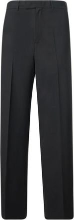 Msgm Msgm, Homme, Pantalons, Noir, Taille: M Pantalon ample en laine