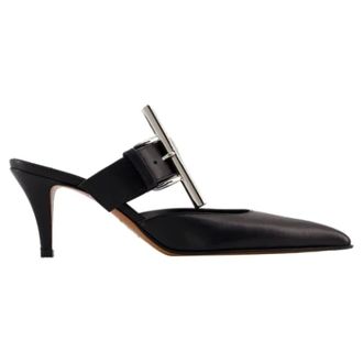 Alexander McQueen Leder heels - - Shoes - Damen - Schwarzk - 38 EU