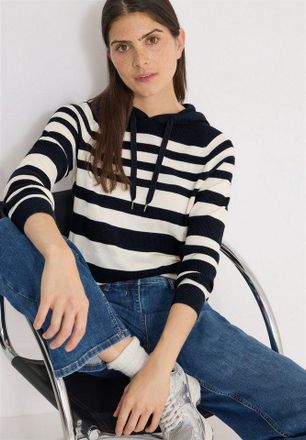Cecil Strickpullover mit Kapuze