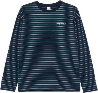 Sporty & Rich Striped-pattern Long-sleeve T-shirt