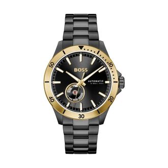 HUGO BOSS Homme, Accessoires, Noir, Taille: ONE Size Montre automatique 42 mm