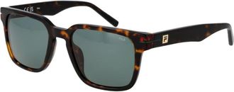 Fila Eckige Acetat-Sonnenbrille - - Accessories - Herren - Braun - ONE SIZE